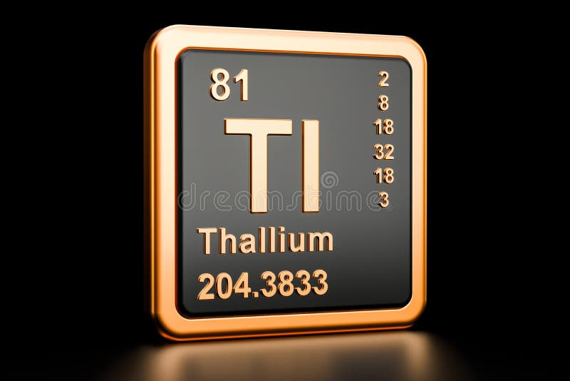 Thallium. Post-transition Metals. Chemical Element of Mendeleev S ...