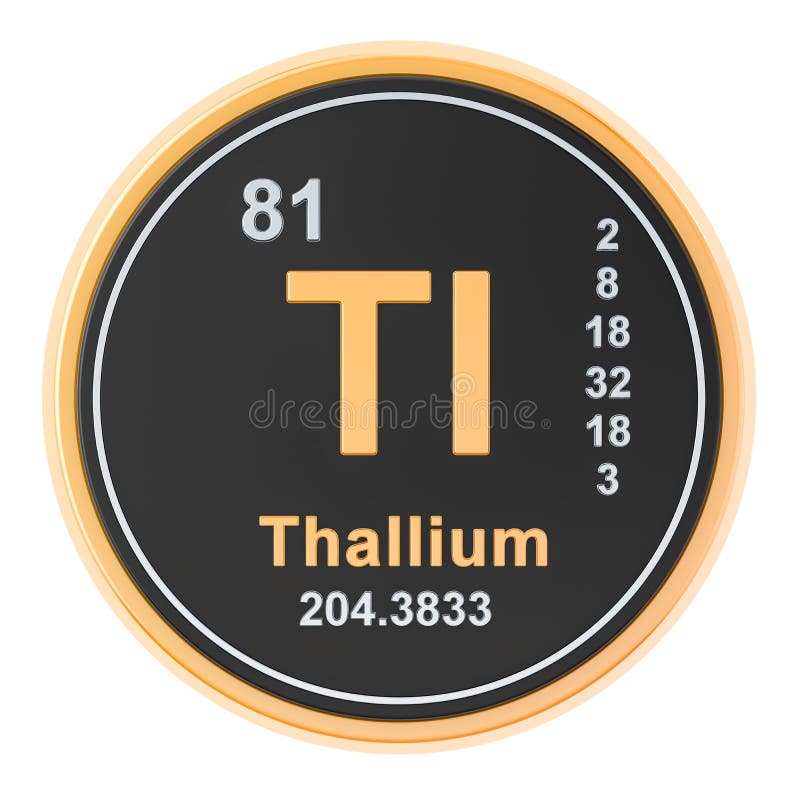 Thallium. Post-transition Metals. Chemical Element of Mendeleev S ...