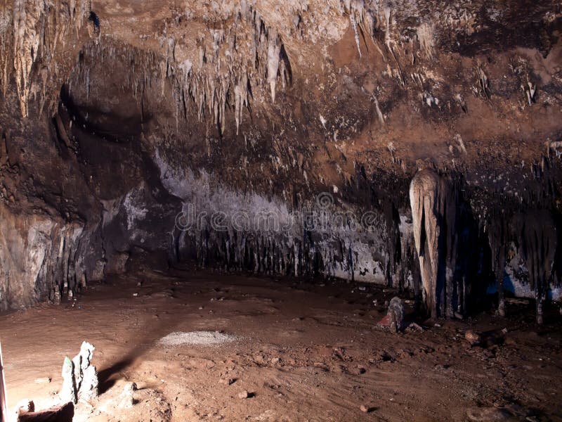 Big stalactite wall stock image. Image of asia, natural - 14678299