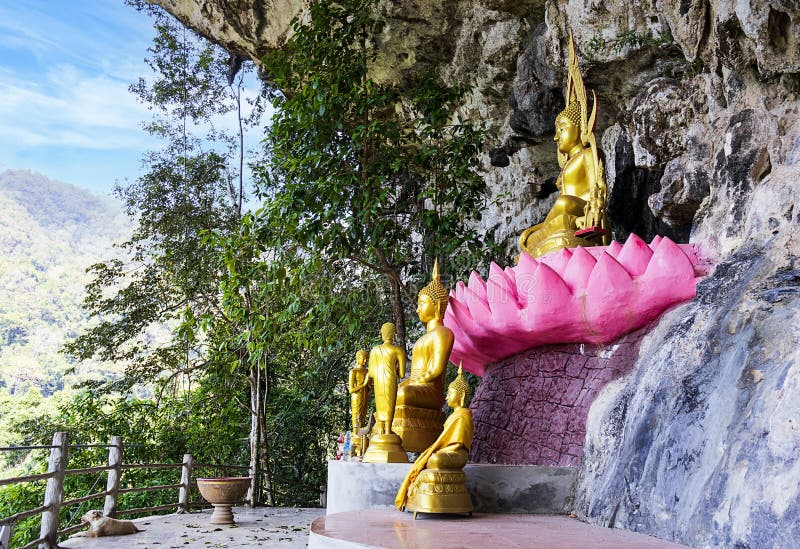Tham Pha Phueng Monastery in Phang-nga, Thailand Stock Image - Image of ...