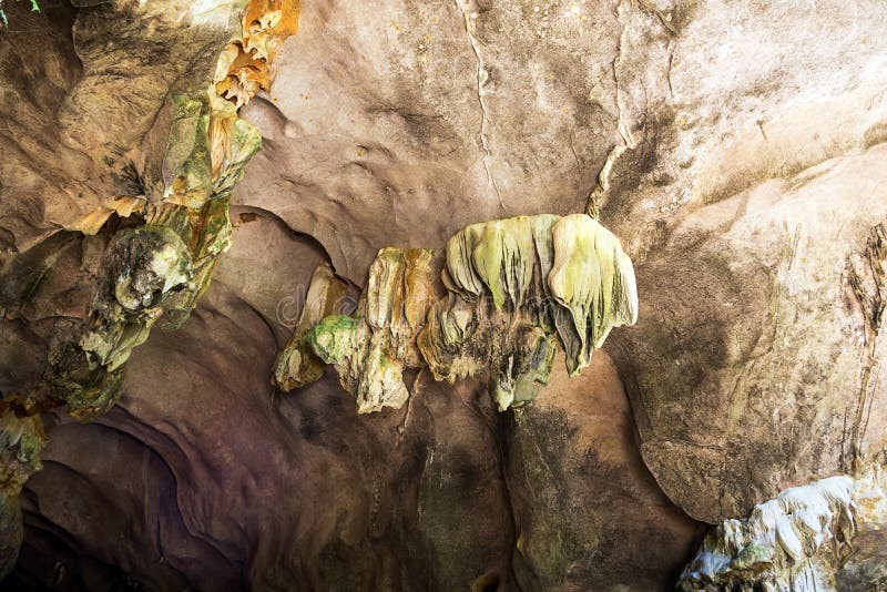 Tham Ta Pan Cave Ceiling Temple in Phang-nga Stock Photo - Image of ...
