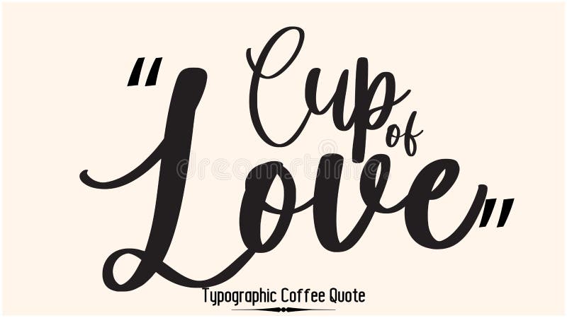 Coffee Break Beautiful Cursive Typescript Typography Inscription Vector ...