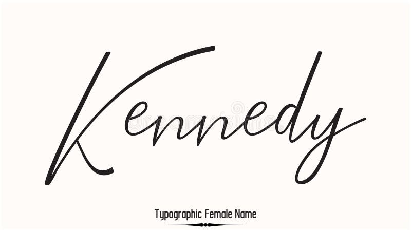 Name Kennedy Stock Illustrations – 7 Name Kennedy Stock Illustrations ...