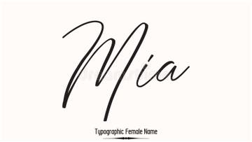 Mia Name Stock Illustrations – 89 Mia Name Stock Illustrations, Vectors ...