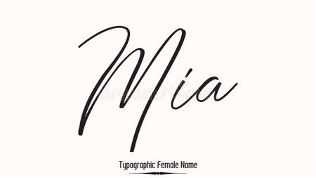 Mia Name Stock Illustrations – 89 Mia Name Stock Illustrations, Vectors ...