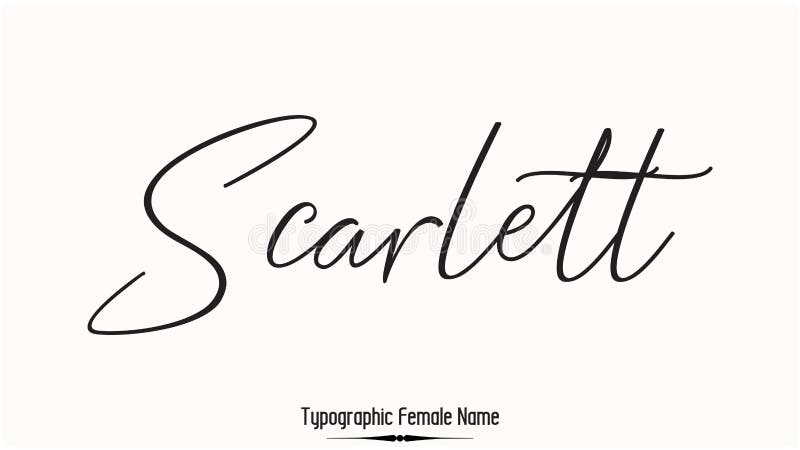 Scarlett Name