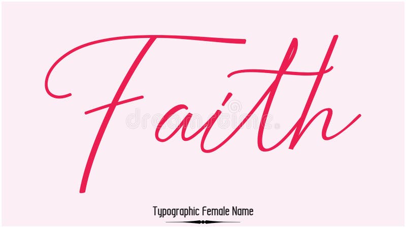 Faith Calligraphy Stock Illustrations – 20,909 Faith Calligraphy Stock ...