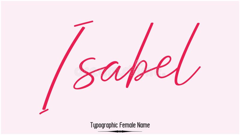 Isabel Font Stock Illustrations – 4 Isabel Font Stock Illustrations ...