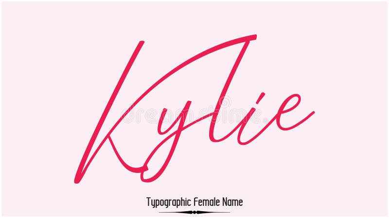 Name Kylie Stock Illustrations – 3 Name Kylie Stock Illustrations ...