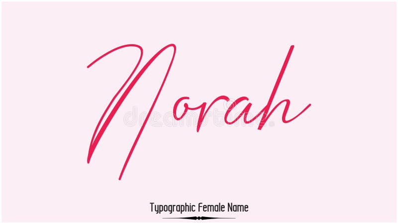 Norah Stock Illustrations – 11 Norah Stock Illustrations, Vectors ...