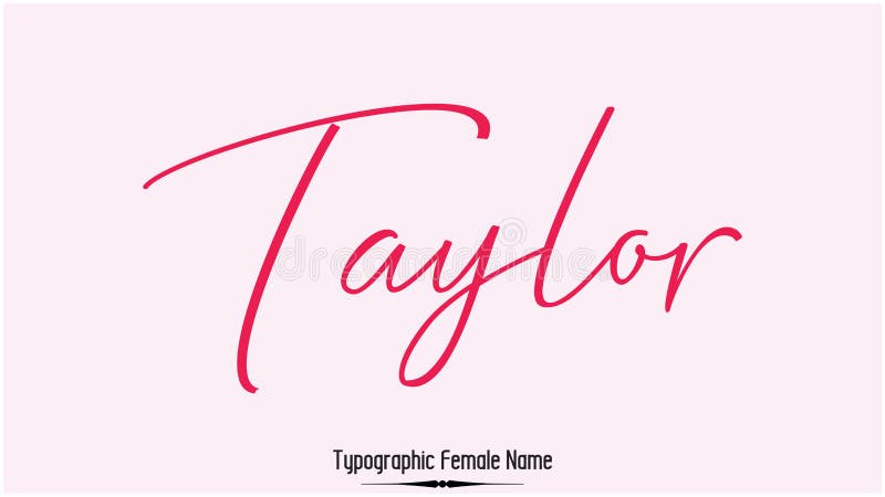 Name Taylor Stock Illustrations – 24 Name Taylor Stock Illustrations ...