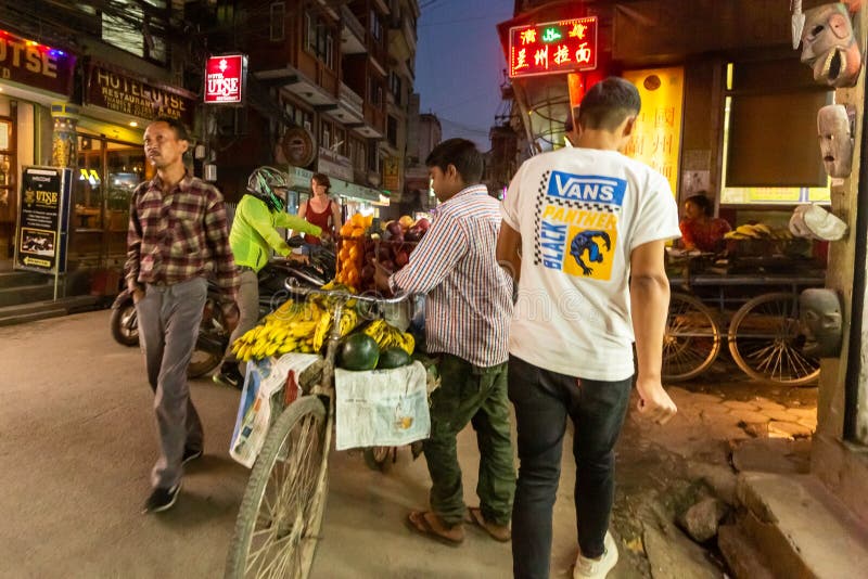 Thamel , Kathmandu, Nepal. 03/10/2019 Editorial Photography - Image of ...