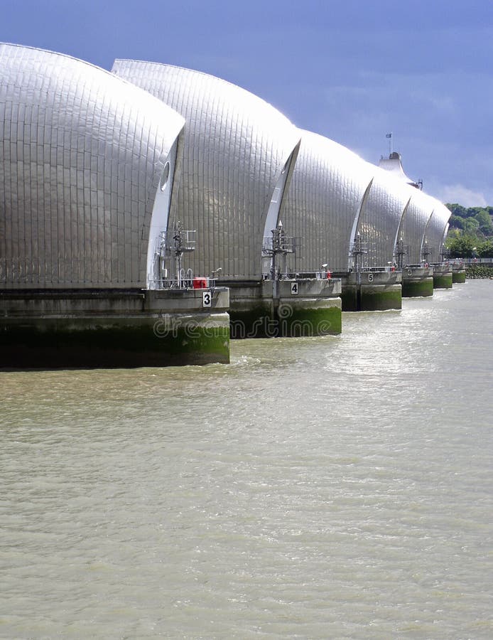 Thames Barrier stock photo. Image of flooding, sluce, water - 2670652