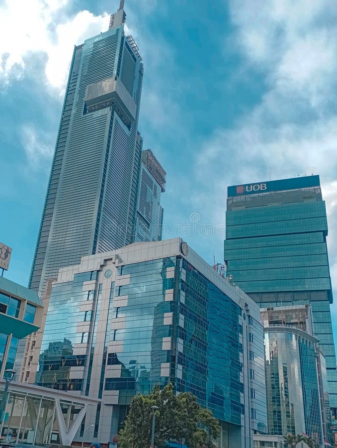 Thamrin city modern editorial stock image. Image of downtown - 263744134