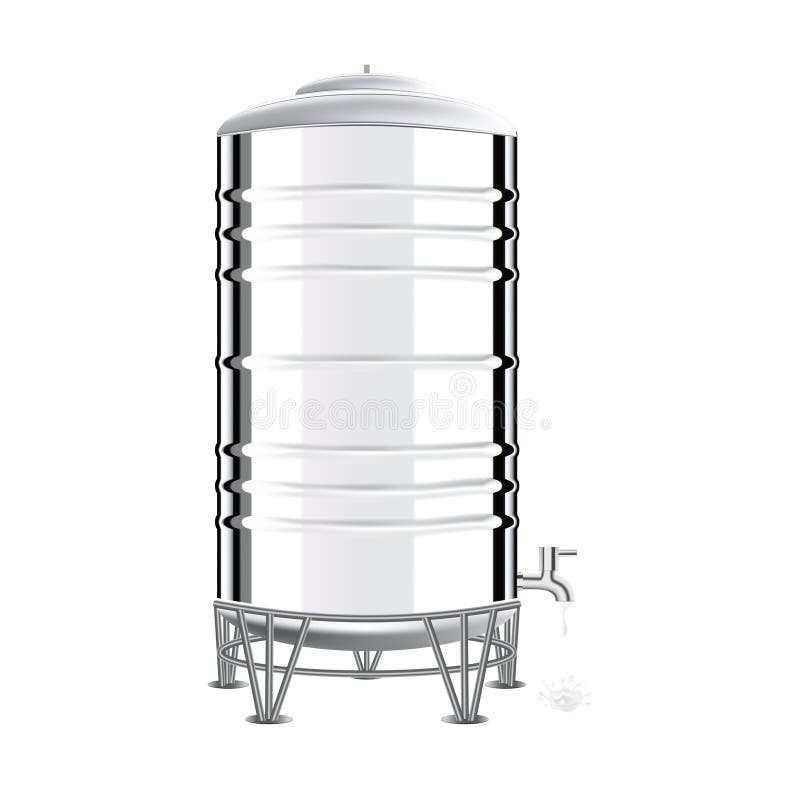 Stainless Steel Water Storage Tank Stock Illustrations – 152 Stainless ...