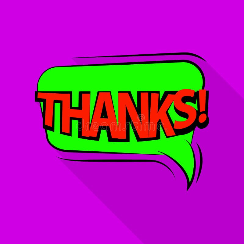 Thank You Icon Set, Vector Illustration in 6 Colors Options for ...