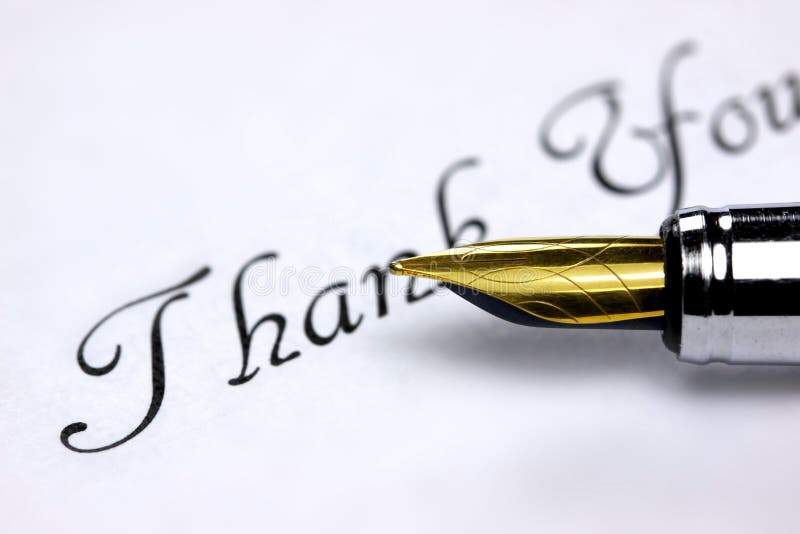 214 Thank You Ink Pen Stock Photos - Free & Royalty-Free Stock Photos ...