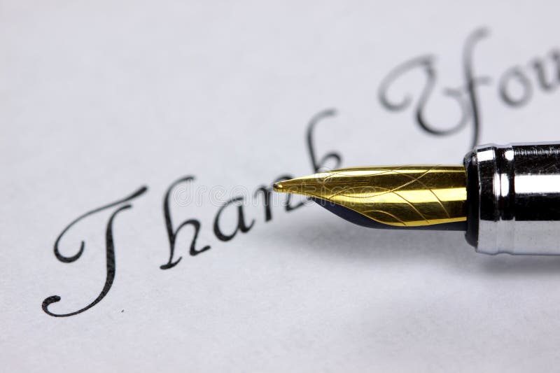 214 Thank You Ink Pen Stock Photos - Free & Royalty-Free Stock Photos ...