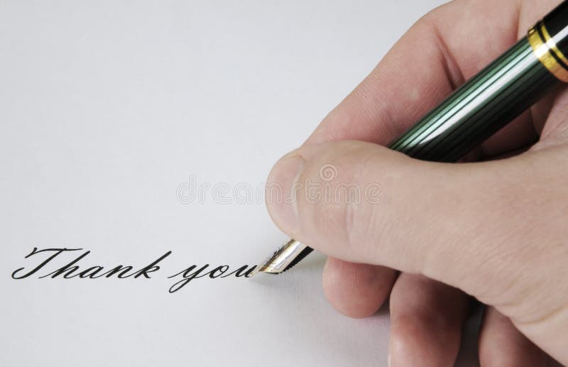 214 Thank You Ink Pen Stock Photos - Free & Royalty-Free Stock Photos ...