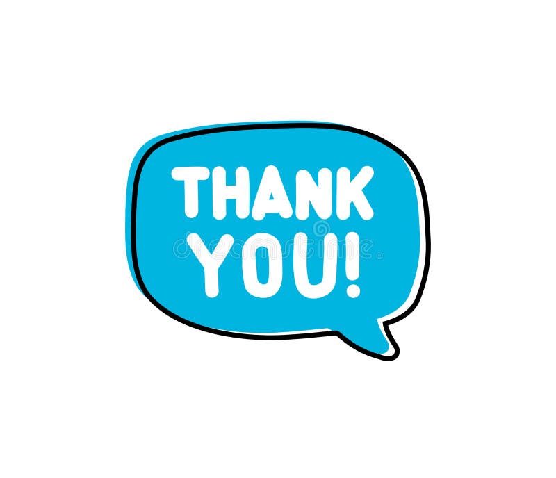 Thank You!. Badge, Icon, Logo Vector Design Illustration on White ...