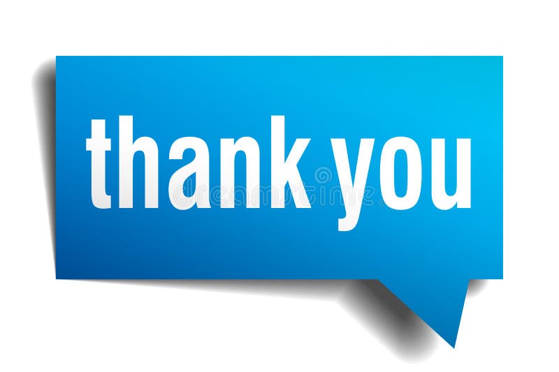 Thank You Blue Stock Illustrations – 6,421 Thank You Blue Stock ...
