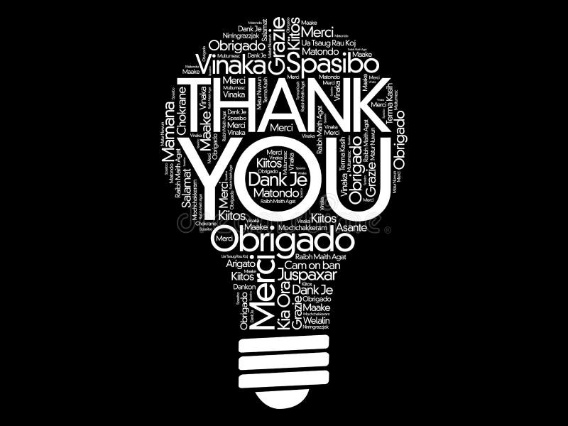 Thank You Bulb Word Cloud stock illustration. Illustration of chinese ... Thank You Bulb Word Cloud stock illustration. Illustration of chinese ...