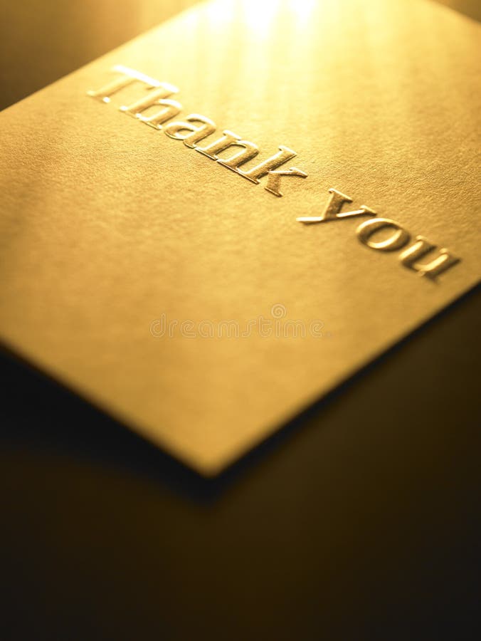 Thank you card stock image. Image of thank, congratulation - 53810975