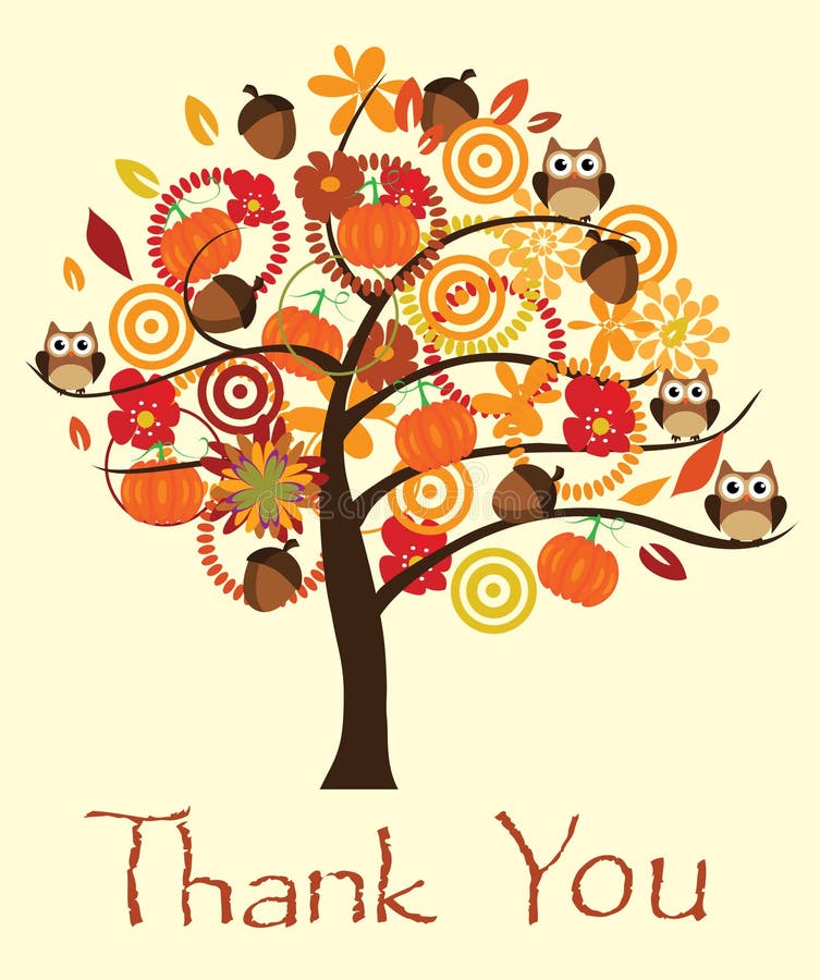 Thank You Card stock vector. Illustration of five, decor - 44471365