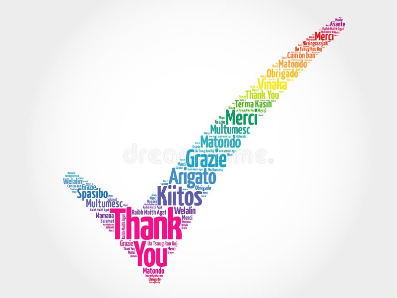 Thank You check mark stock illustration. Illustration of japanese ...