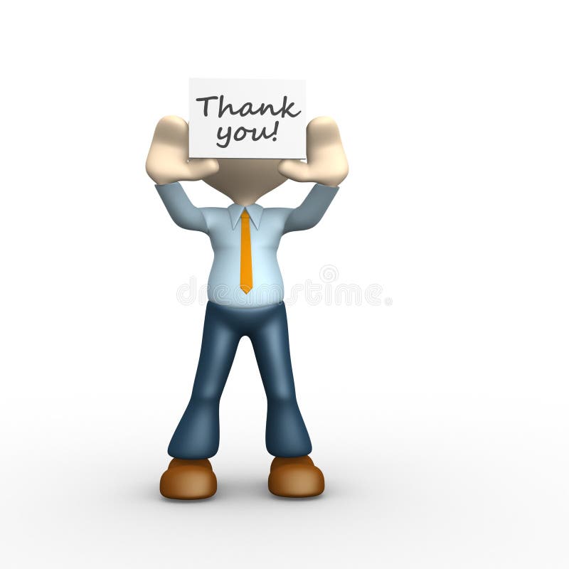 3d Man Thank You Stock Illustrations – 98 3d Man Thank You Stock ...
