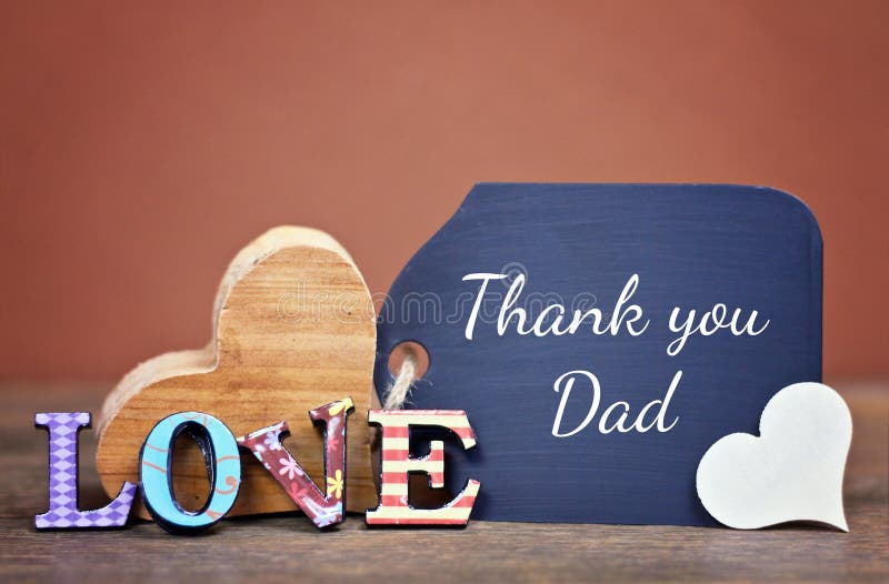 Thank You Dad Stock Image Image Of Greetings Background 50081345