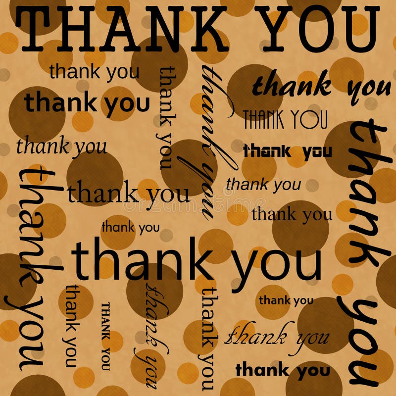 Thank You Design with Gray and White Hearts Tile Pattern Repeat Stock ...