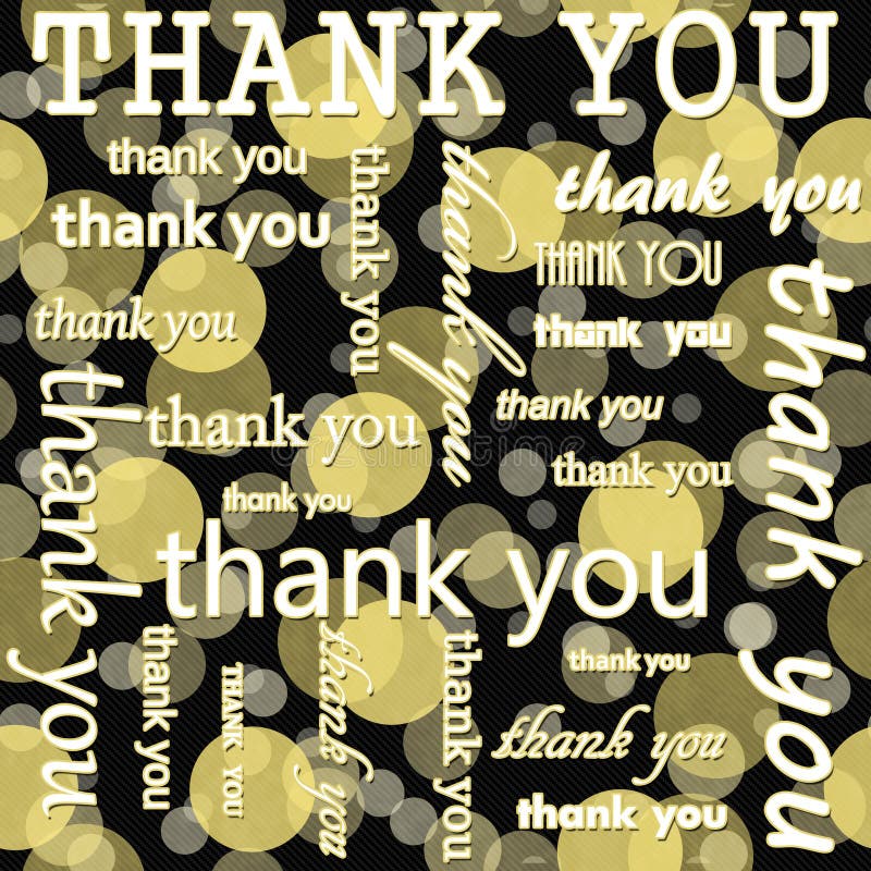 Thank You Design with Gray and White Hearts Tile Pattern Repeat Stock ...