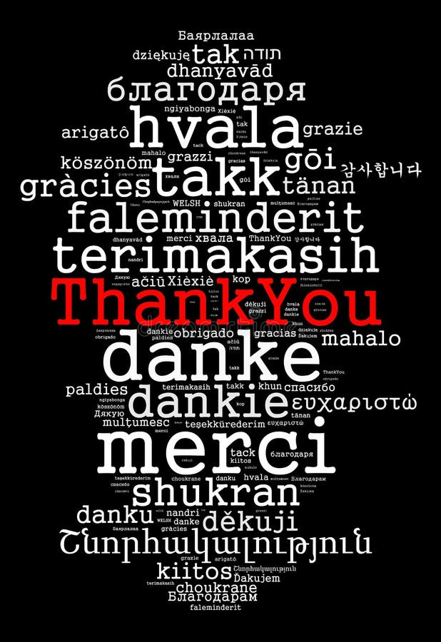 Thank You Different Languages Stock Illustrations – 1,140 Thank You ...