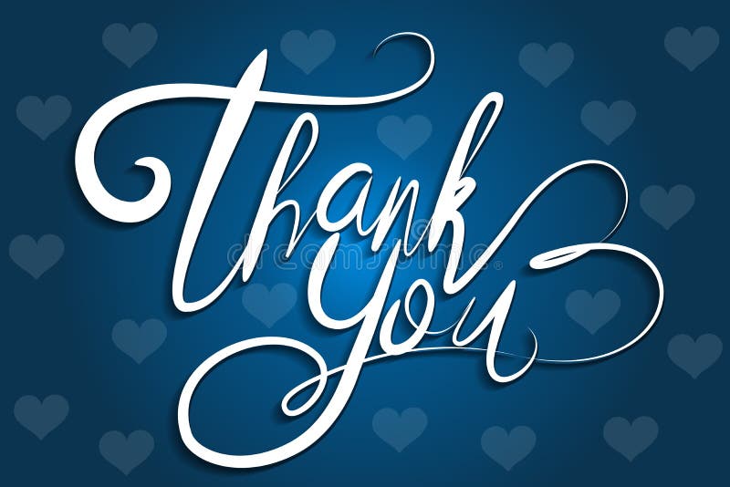Thank You Blue Lettering 3d Text Icon Hand Drawn, Thanksgiving Day Cute ...