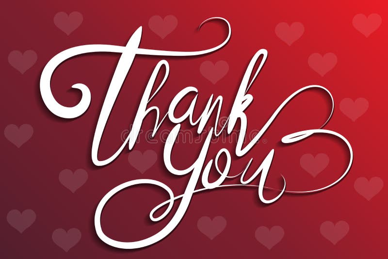 Thank You Red Stock Illustrations – 9,714 Thank You Red Stock ...