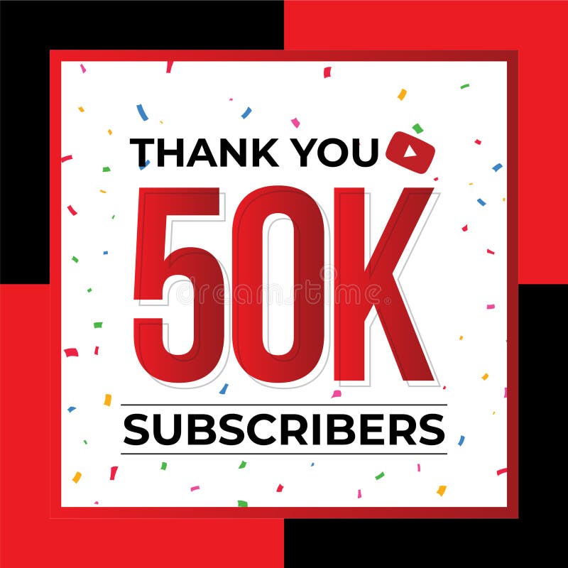 50k Subscribers Stock Illustrations – 259 50k Subscribers Stock ...