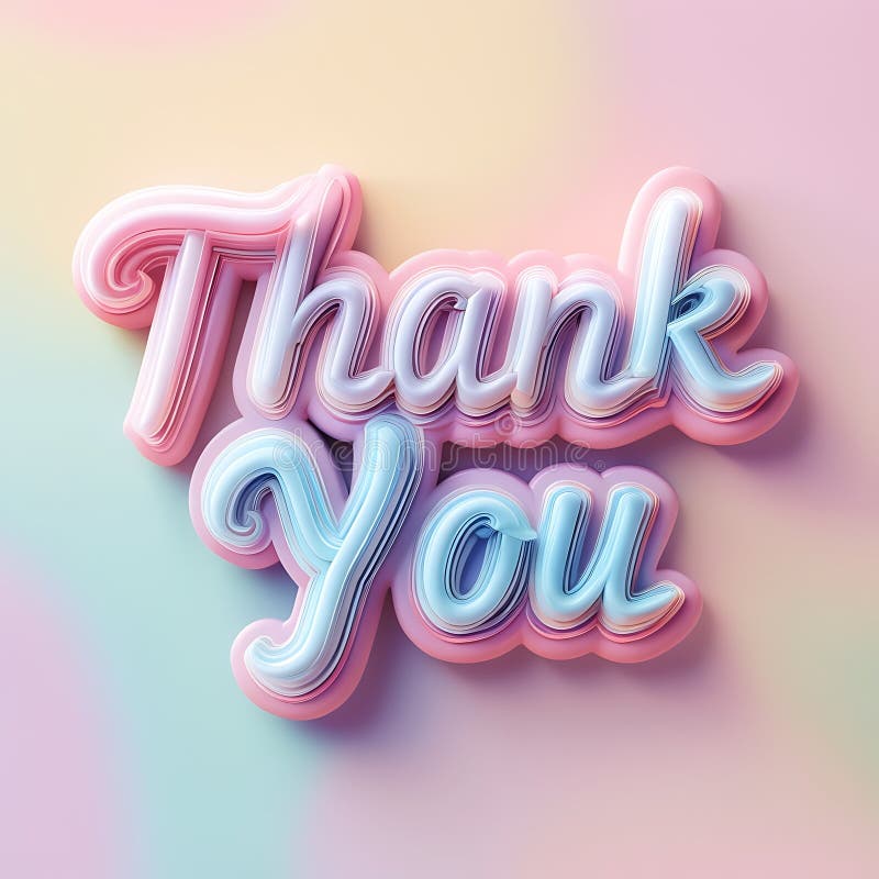 Thank You Card Examples 3d Stock Photos - Free & Royalty-Free Stock ...