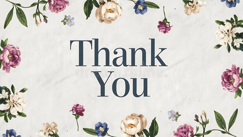 Elegant Thank You Background, Thank You Letter Background Stock ...