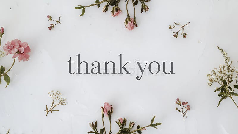 Elegant Thank You Background, Thank You Letter Background Stock ...