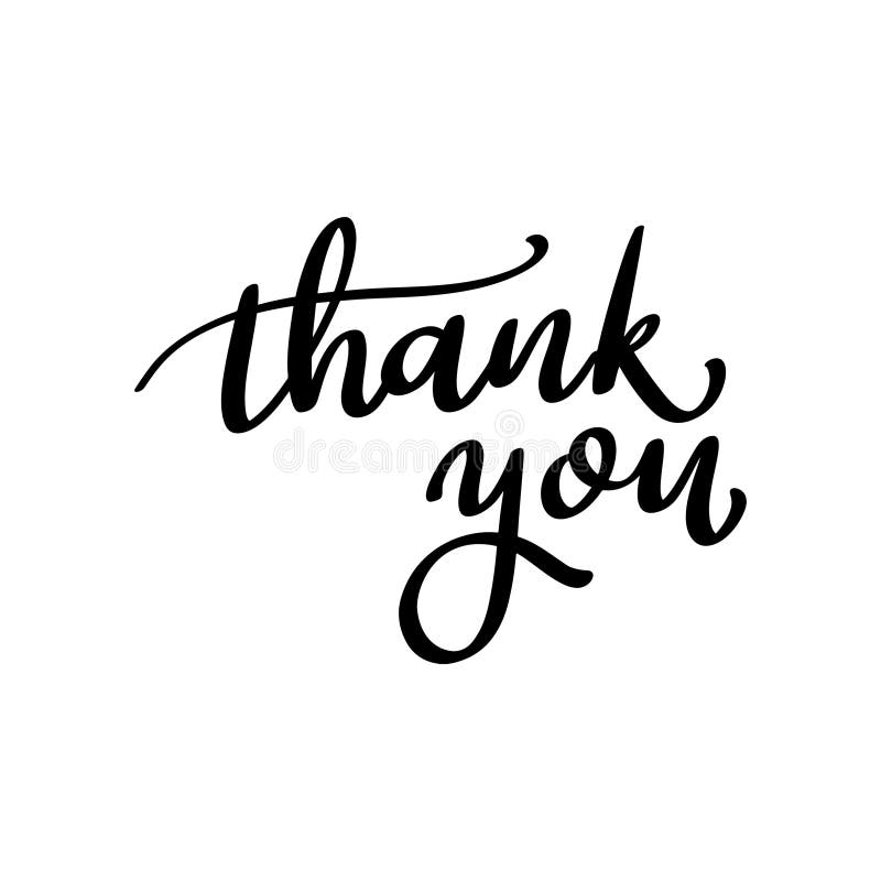 Thank You White Background Stock Illustrations – 20,431 Thank You White ...
