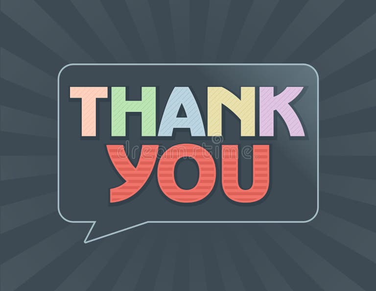 Thank You Message Note Card Stock Vector - Illustration of label ...