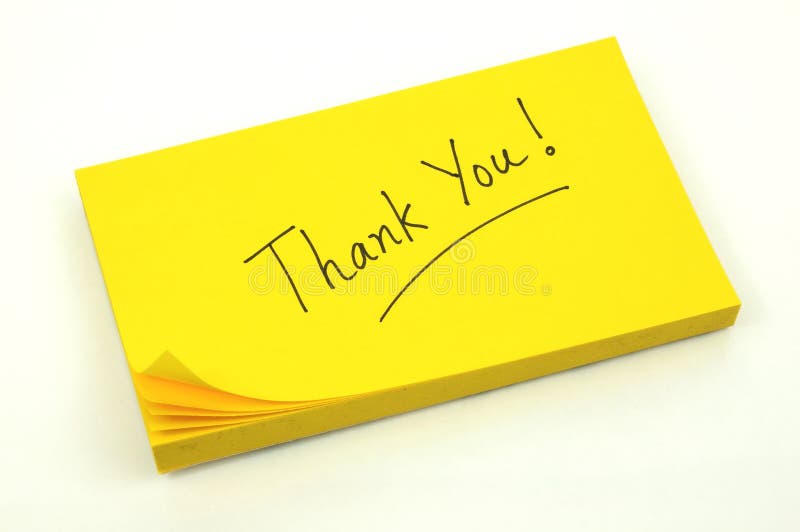 Thank you note stock photo. Image of handwriting, post - 7391046