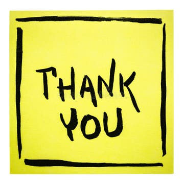 Thank You Sticky Note Stock Illustrations – 430 Thank You Sticky Note ...