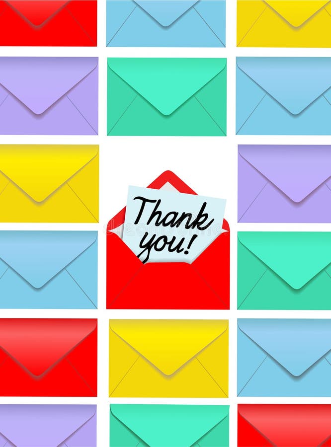 Thank You Thanks Expressing Gratitude Note on a Sign Stock Vector ...