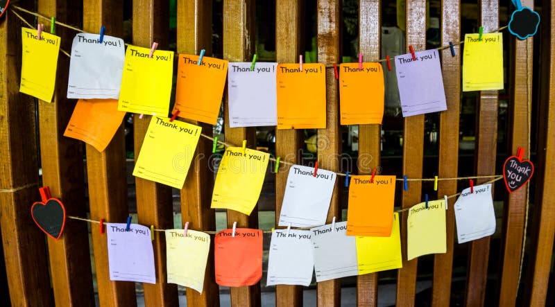 Thank You Notes stock image. Image of thank, write, welcome - 67659407