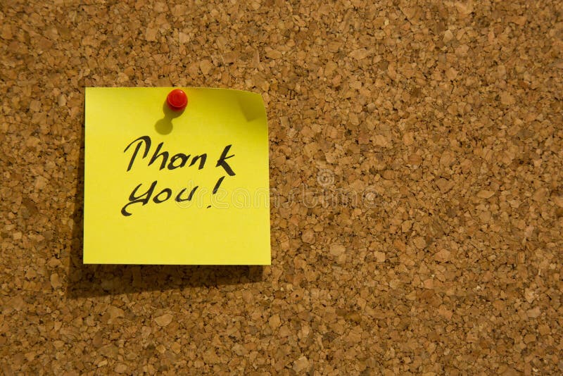 Thank you sticky note stock image. Image of closeup, information - 64819983