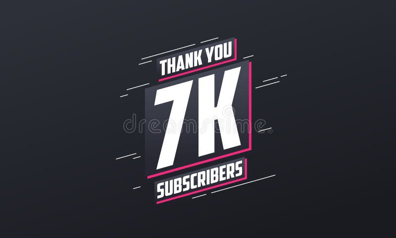 7k Subscribers Stock Illustrations – 65 7k Subscribers Stock ...
