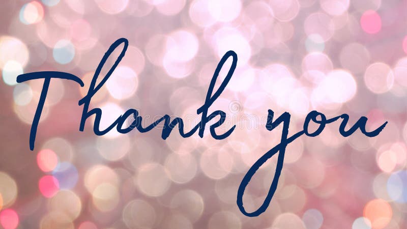 Thank You Text Appreciation Stock Photo - Image of background, meeting ...