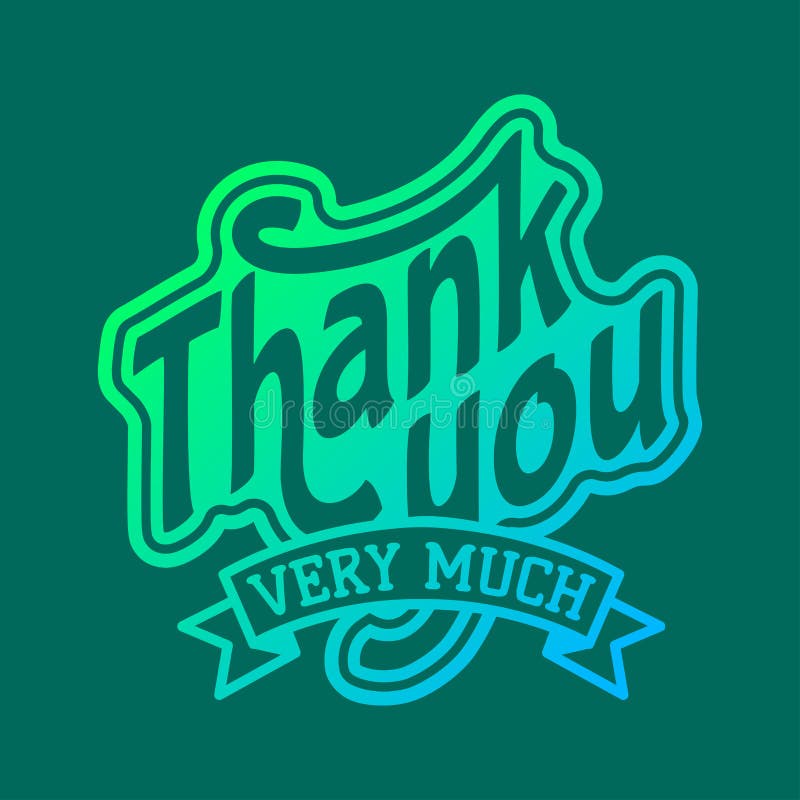 Thank You Logo Stock Illustrations – 5,681 Thank You Logo Stock ...